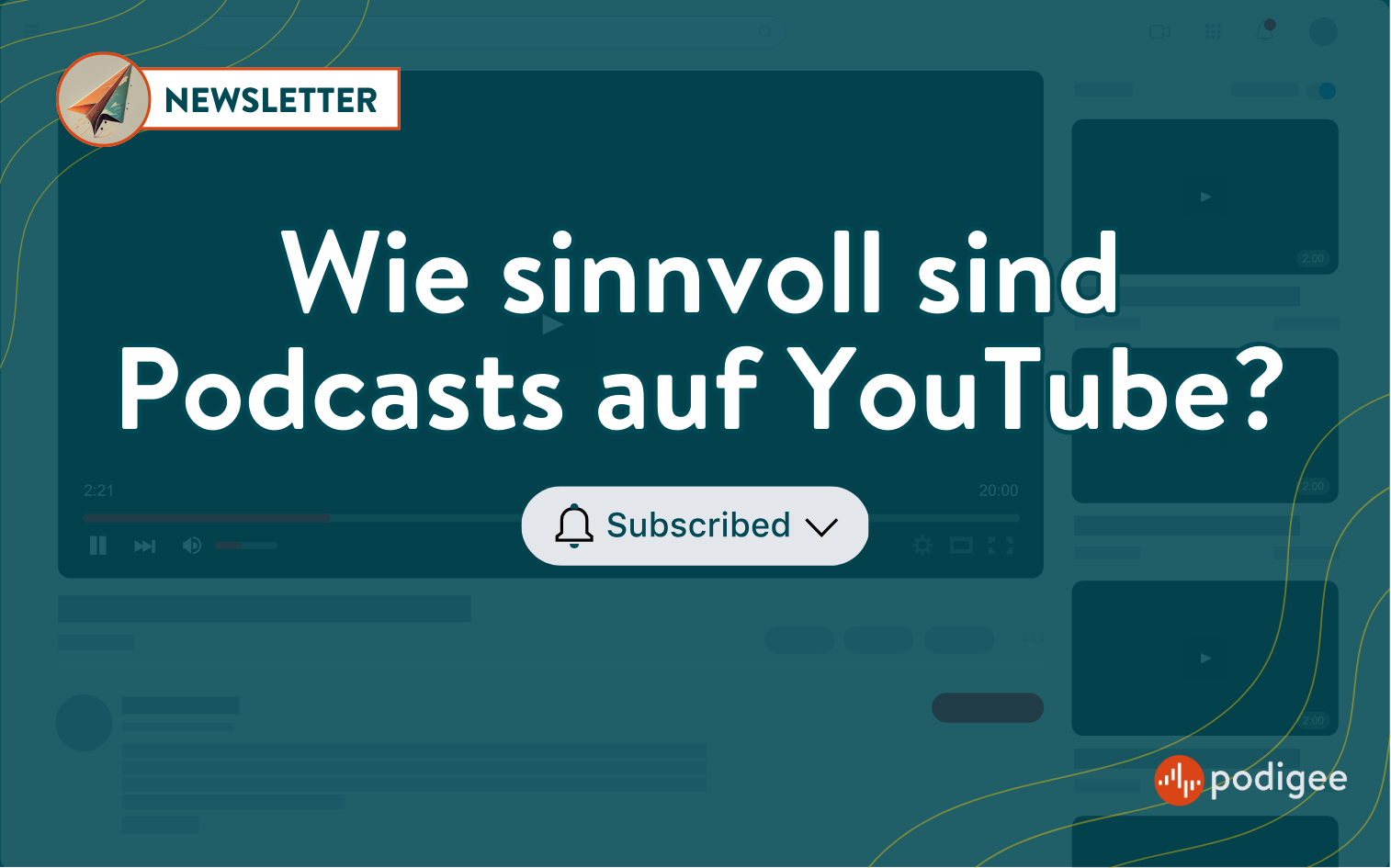 Wie sinnvoll sind Podcasts auf YouTube? | Podigee